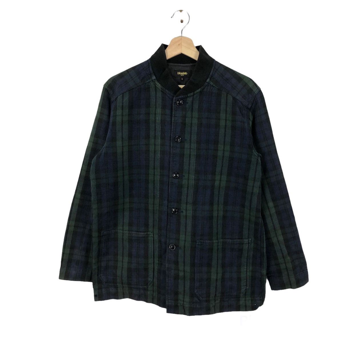 Japanese Brand × Ships RARE BLUELAB SHIPS TARTAN DESIGN HIKORY CHORE ...