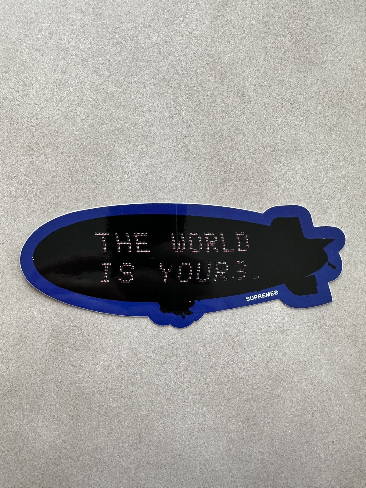 Supreme Supreme Scarface Blimp FW17 sticker | Grailed