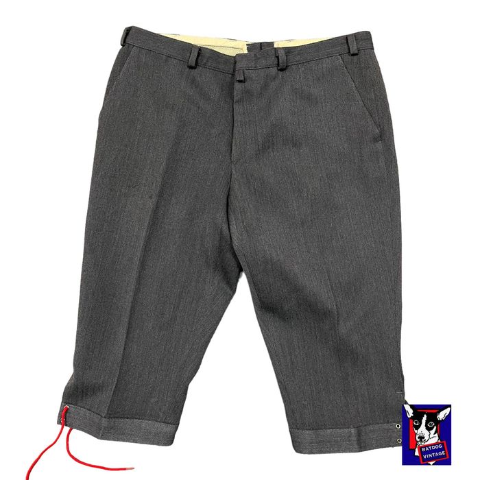 Vintage 70s VTG Gray Wool West Germany KnickerBocker Pants Hunting I ...