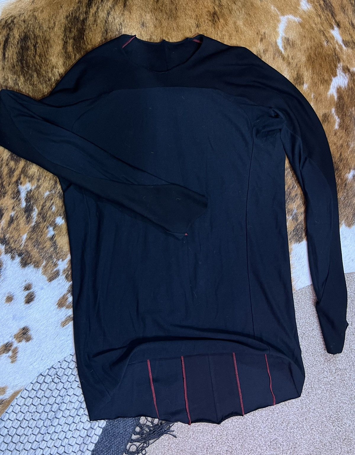 Devoa Anatomical dual material shirt | Grailed