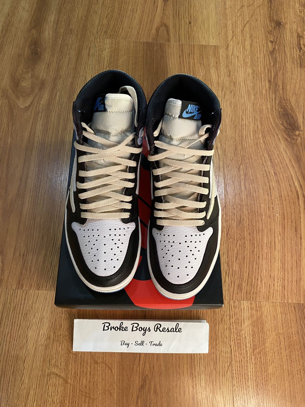 Jordan Brand Jordan 1 High UNC Travis Scott Custom | Grailed