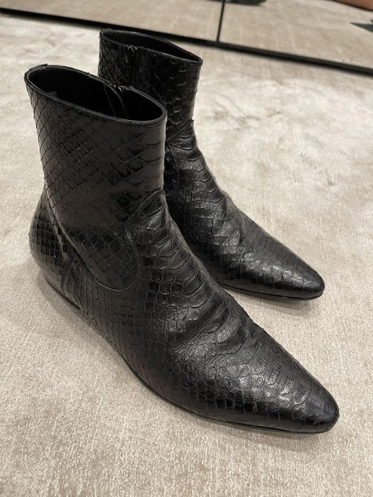 Saint Laurent Paris Palladium black piton devon boots | Grailed