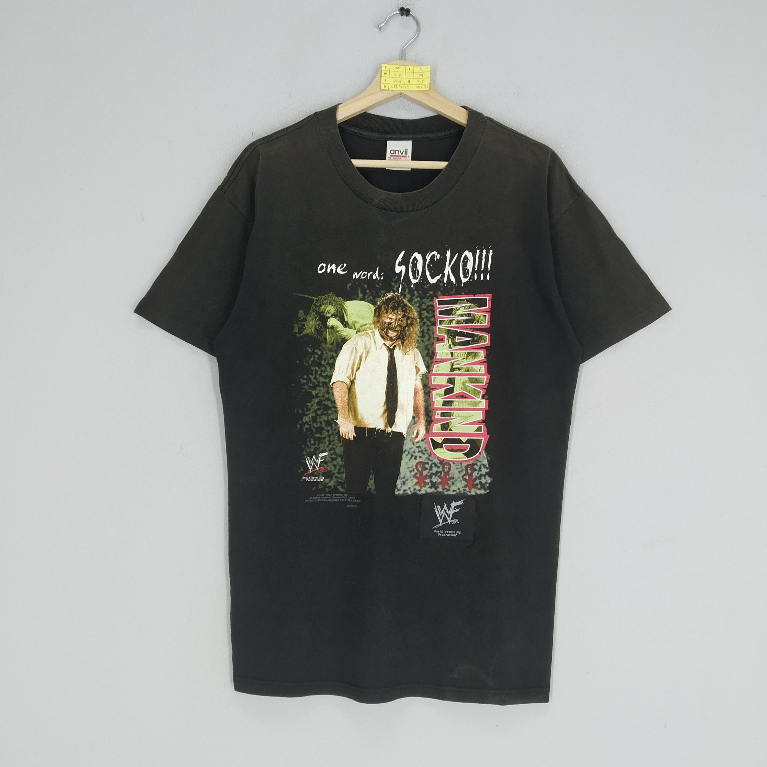 Vintage × WWF Vintage 1999 MANKIND American Professional Wrestler Wwf ...