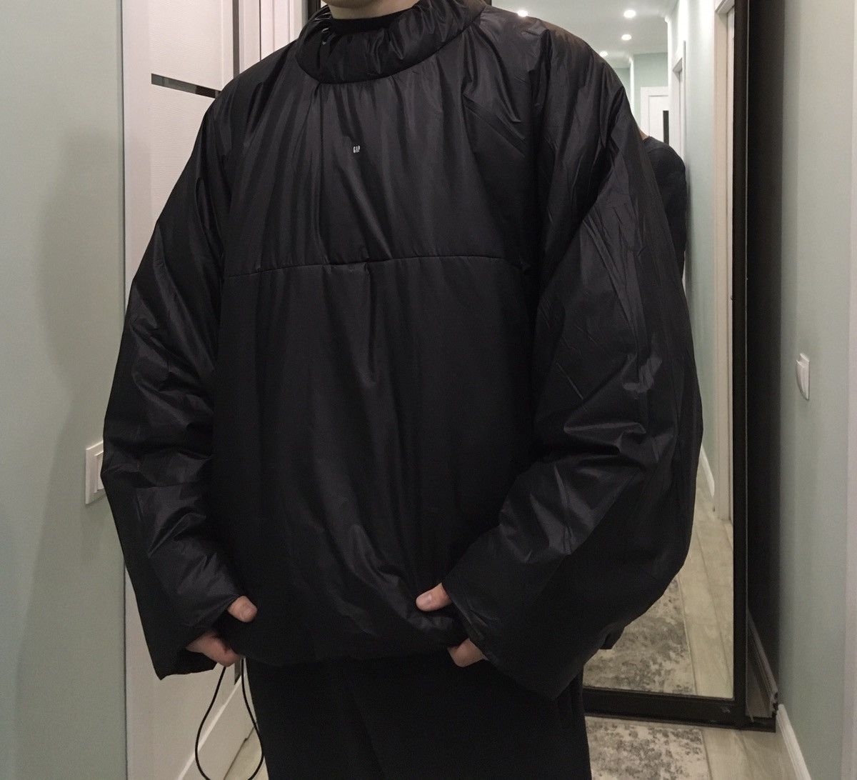 Gap × Kanye West OFFERS! Yeezy Gap Mock Neck Pullover Puffer | Grailed