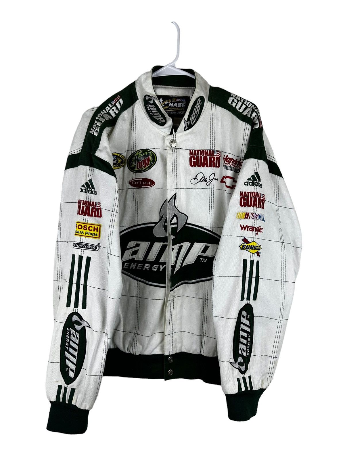 Vintage NASCAR Jacket Chase Authentics Drivers Line #88 Amp Energy ...