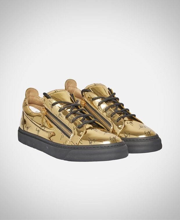 Giuseppe Zanotti Gold sneakers | Grailed