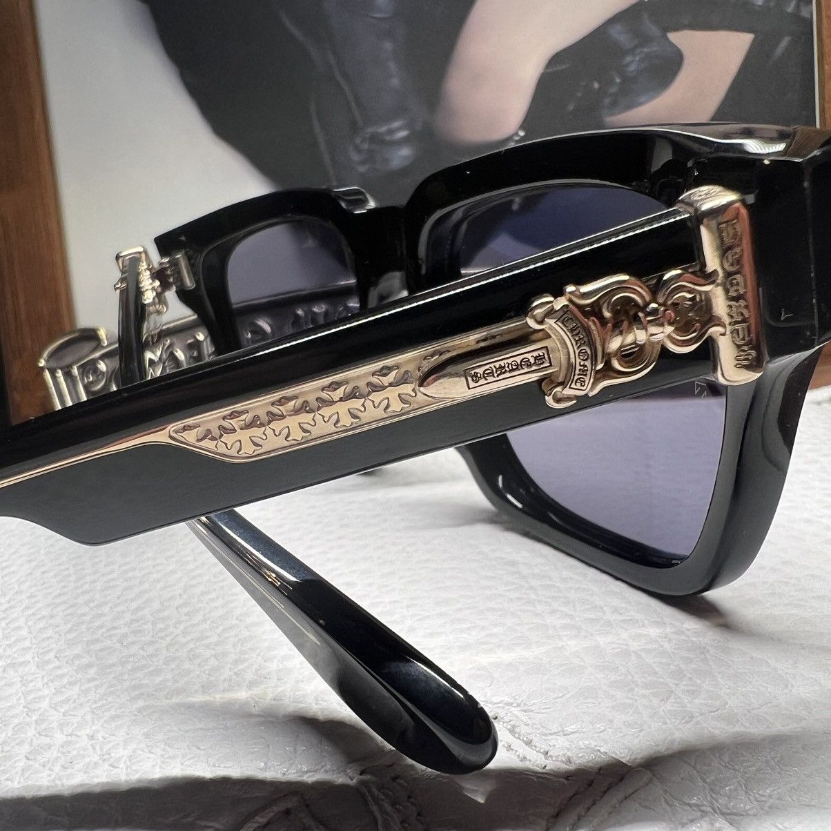 Chrome Hearts Box Officer Chrome Hearts Sunglasses | Grailed