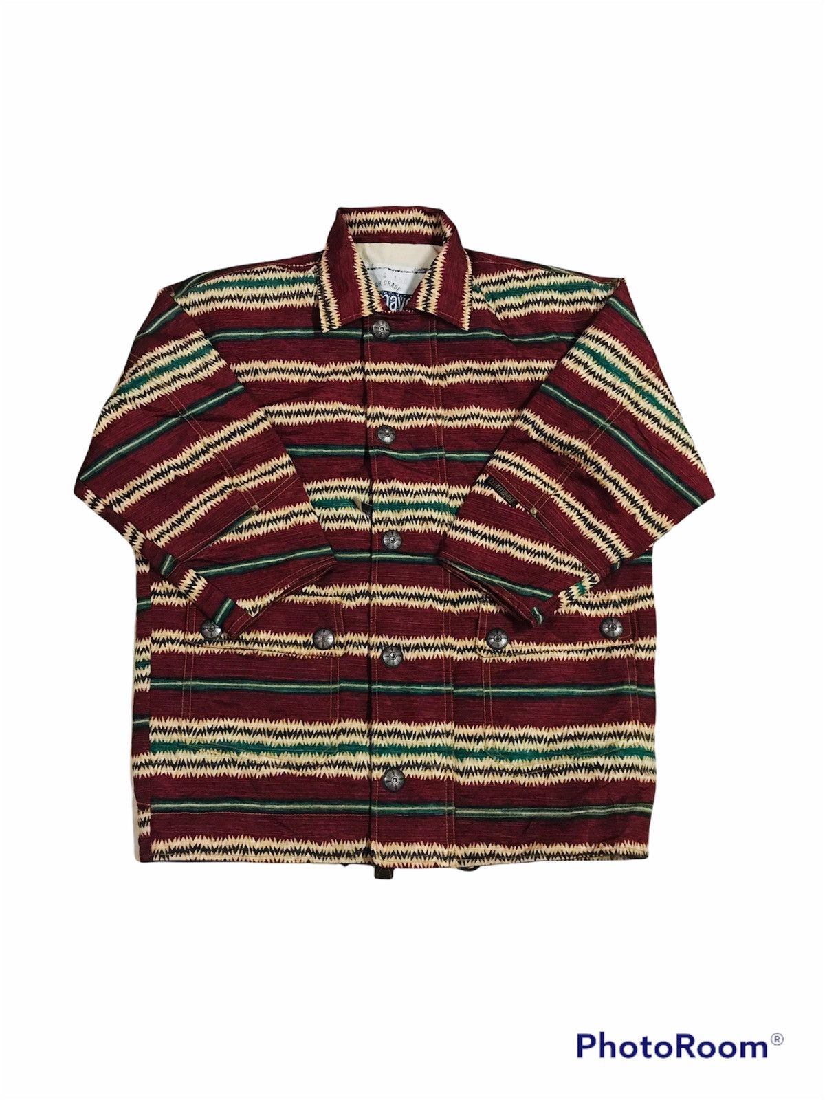 Vintage Full Button jacket inspired by navajo design | Grailed