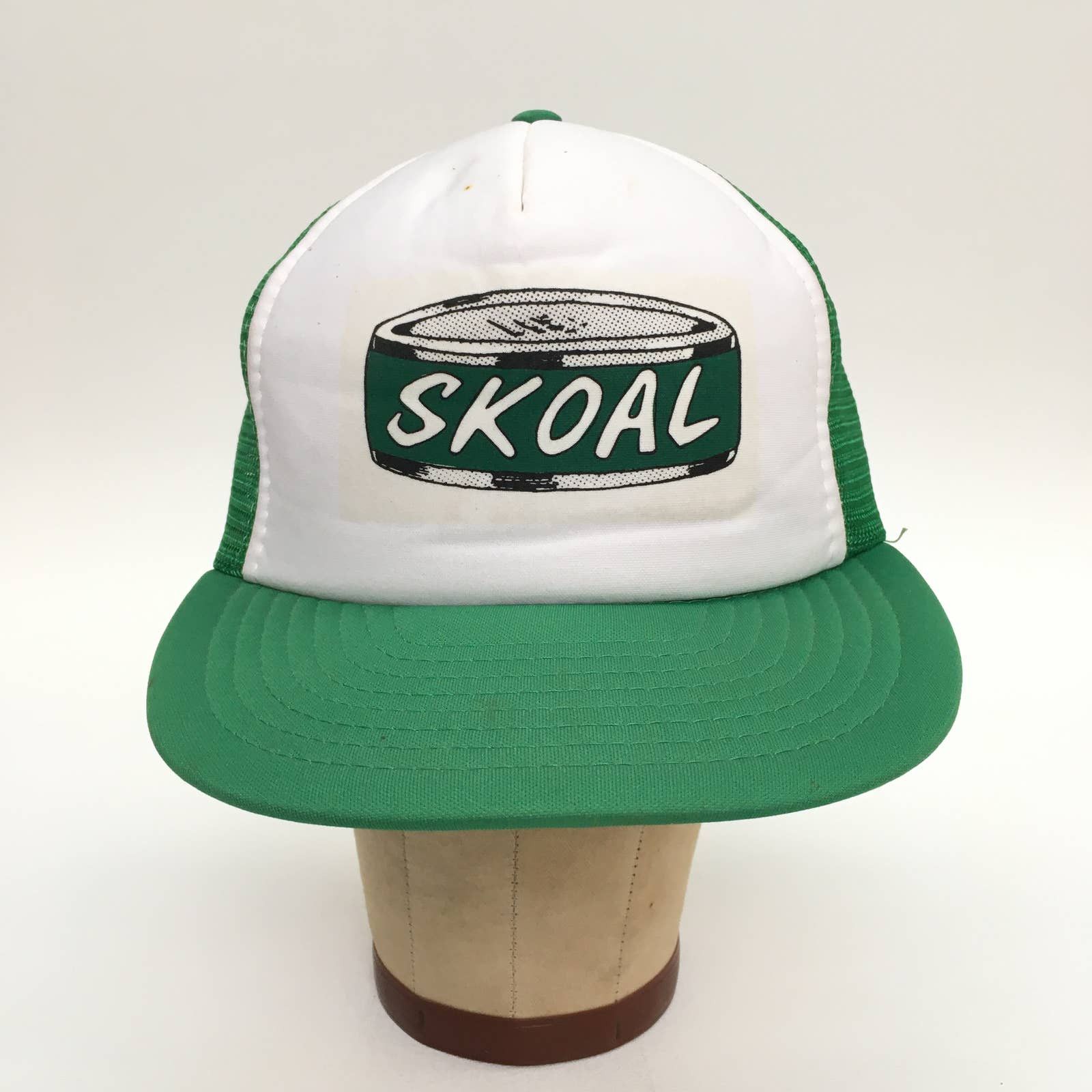 Vintage 80s Skoal Sportcap Foam Trucker Snapback Hat Tobacco Mesh | Grailed