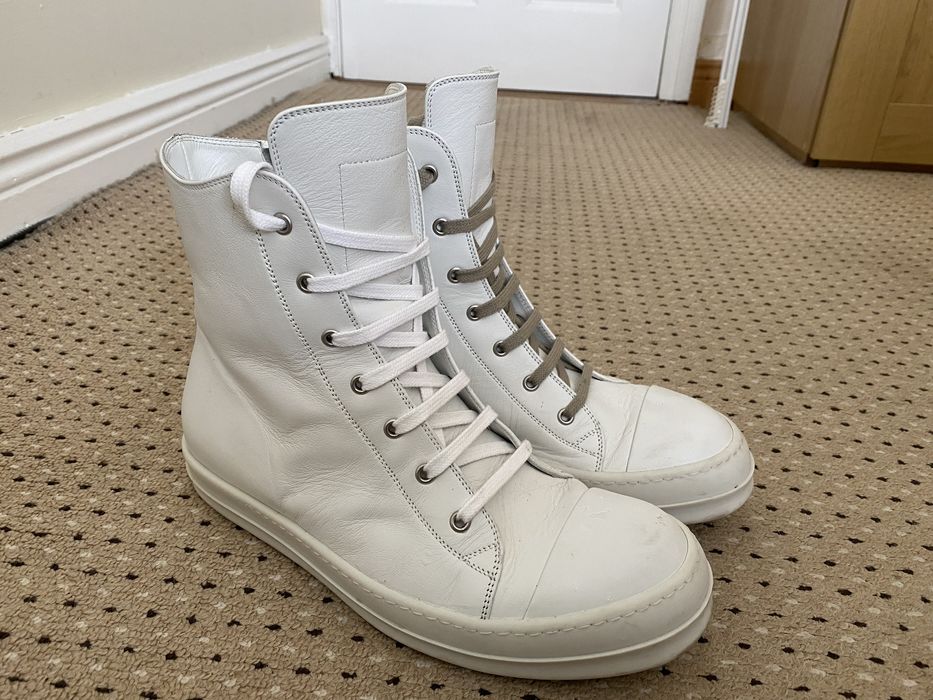 Rick Owens Rick Owens Ramones in Chalk White | Grailed