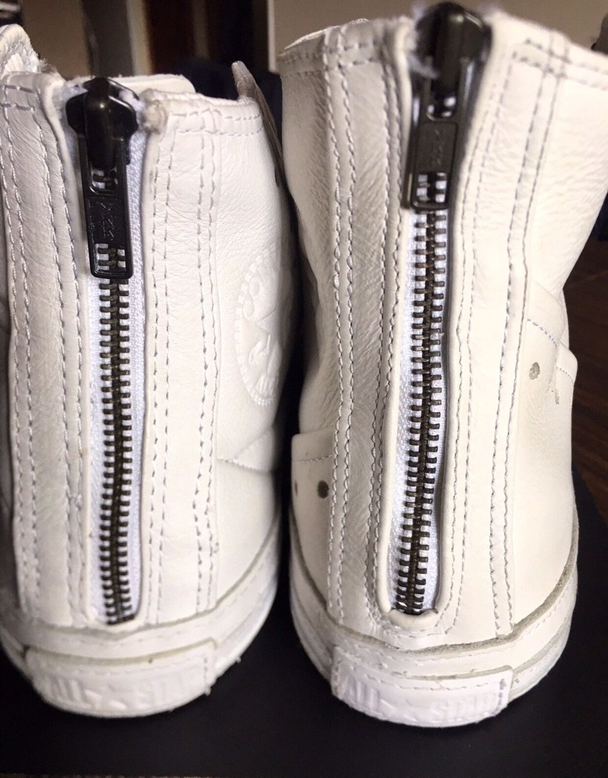 Converse × Schott × Vintage Converse Chuck Taylor off white schott ...