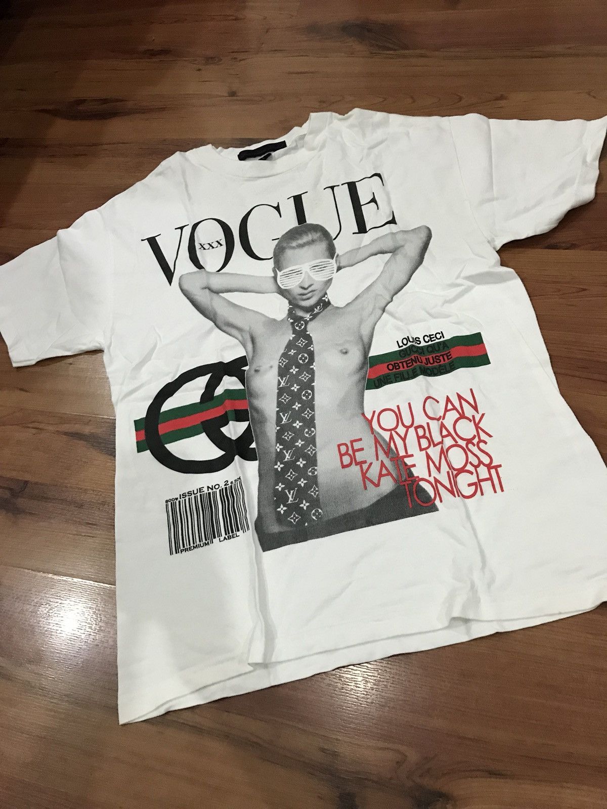 Kanye West Premium label X Kanye West kate Moss Vogue Cover Tee | Grailed