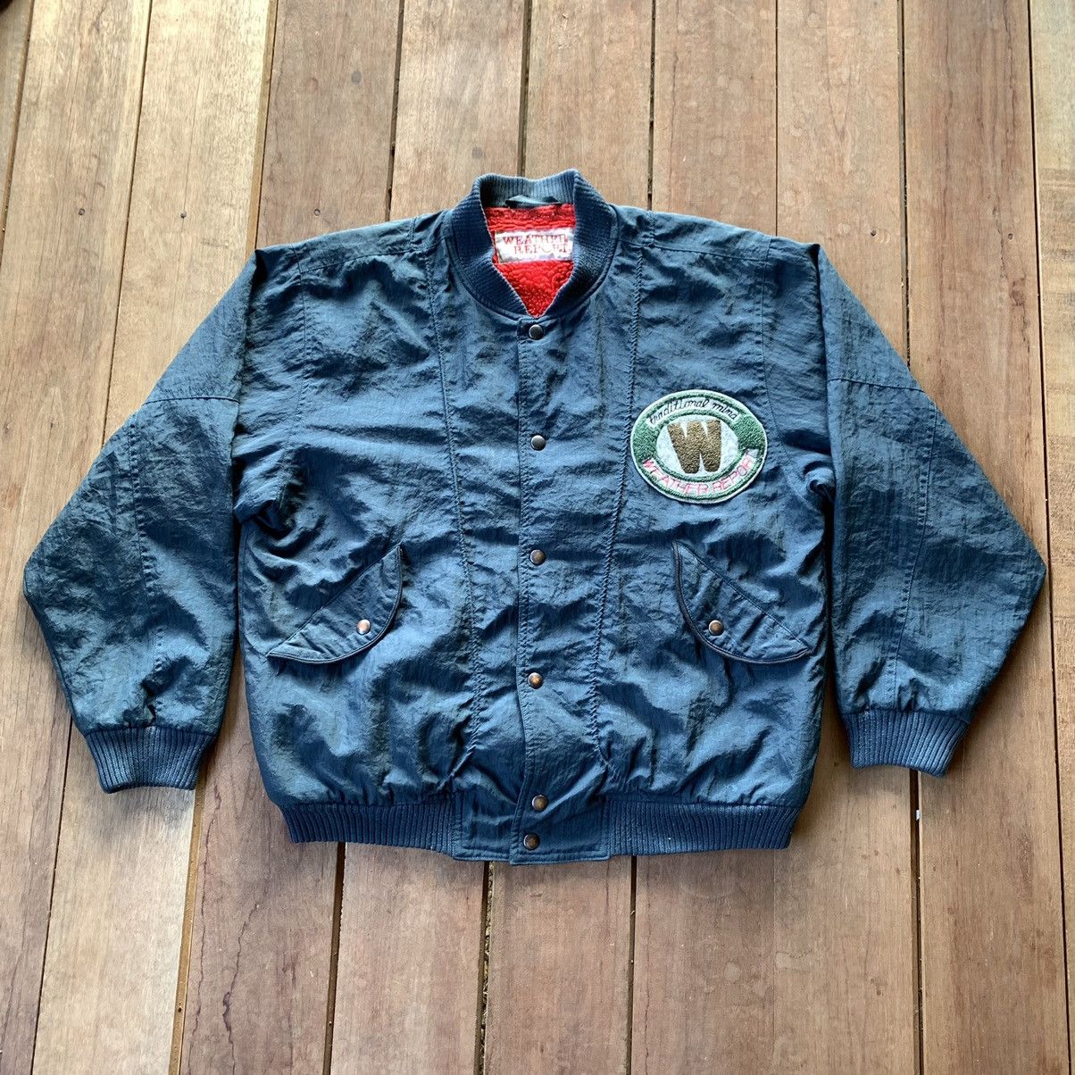 Vintage Weather Report Varsity Jacket | Grailed