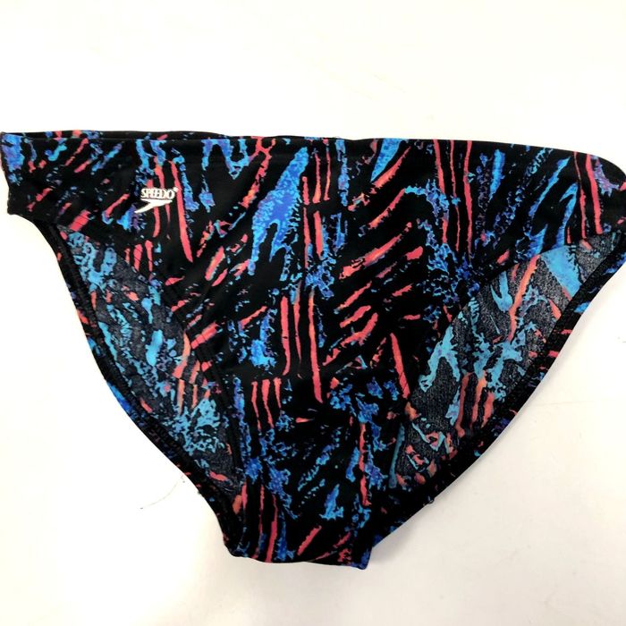 Speedo 90's Speedo Men Black NEON ELECTRIC SHOCK Swimsuit Brief 34 ...
