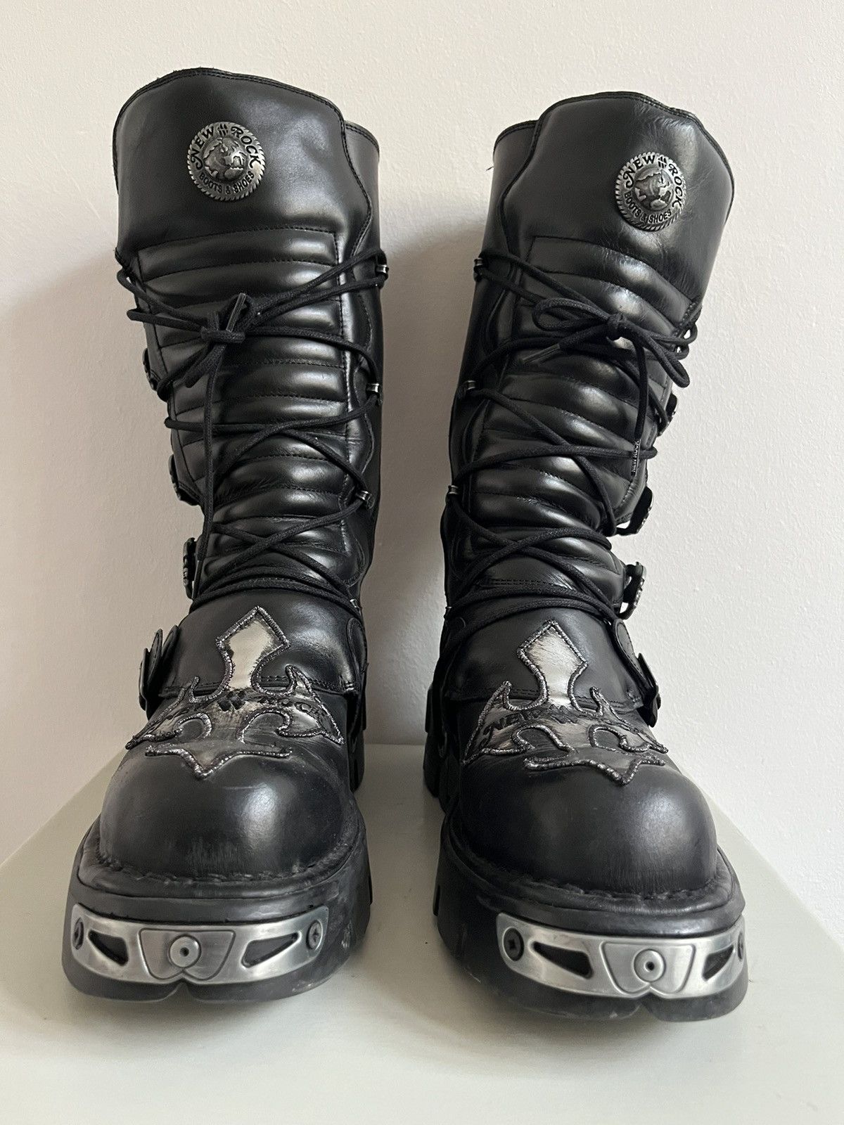 New Rock NEW ROCK HIGH BOOT BLACK REACTOR M-403-S1 | Grailed