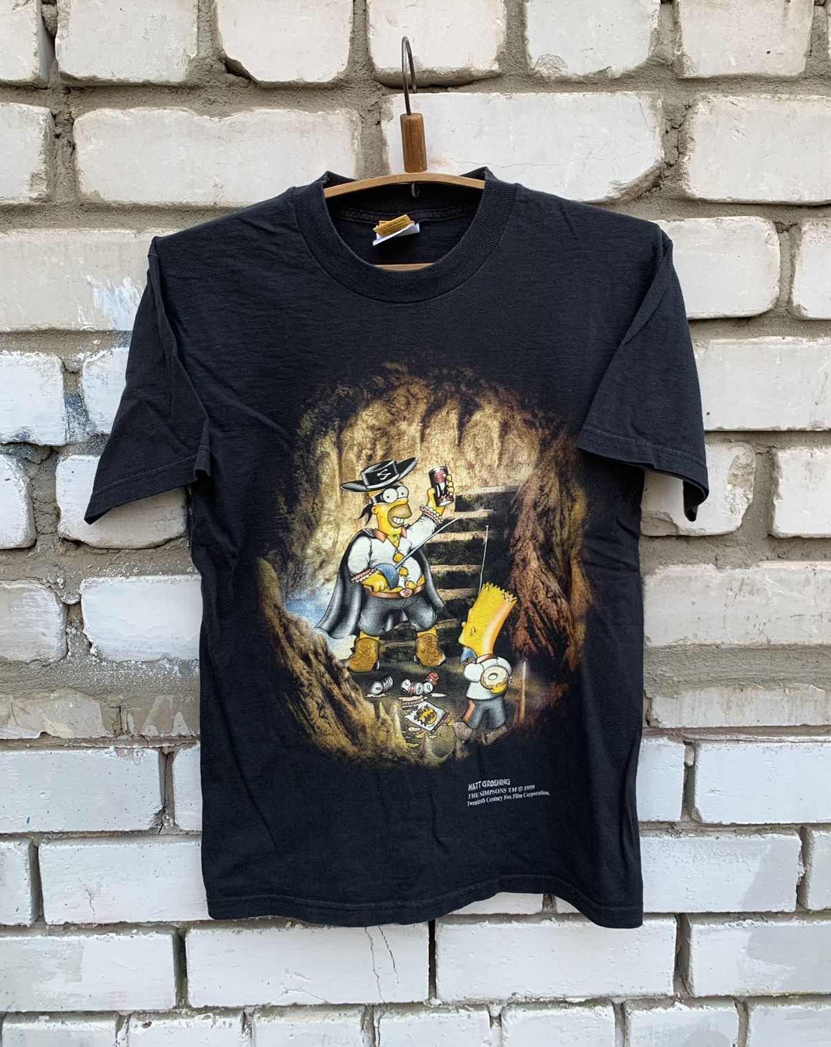 Vintage Vintage 1999 The Simpsons Zorro Homer Bart Rare Duff shirt ...