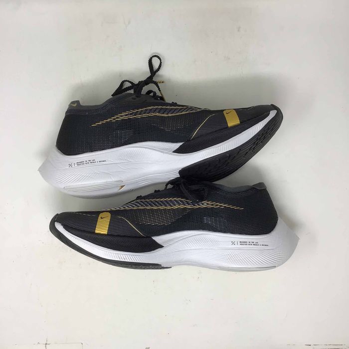 Nike ZoomX Vaporfly NEXT% 2 Black Metallic Gold Coin | Grailed