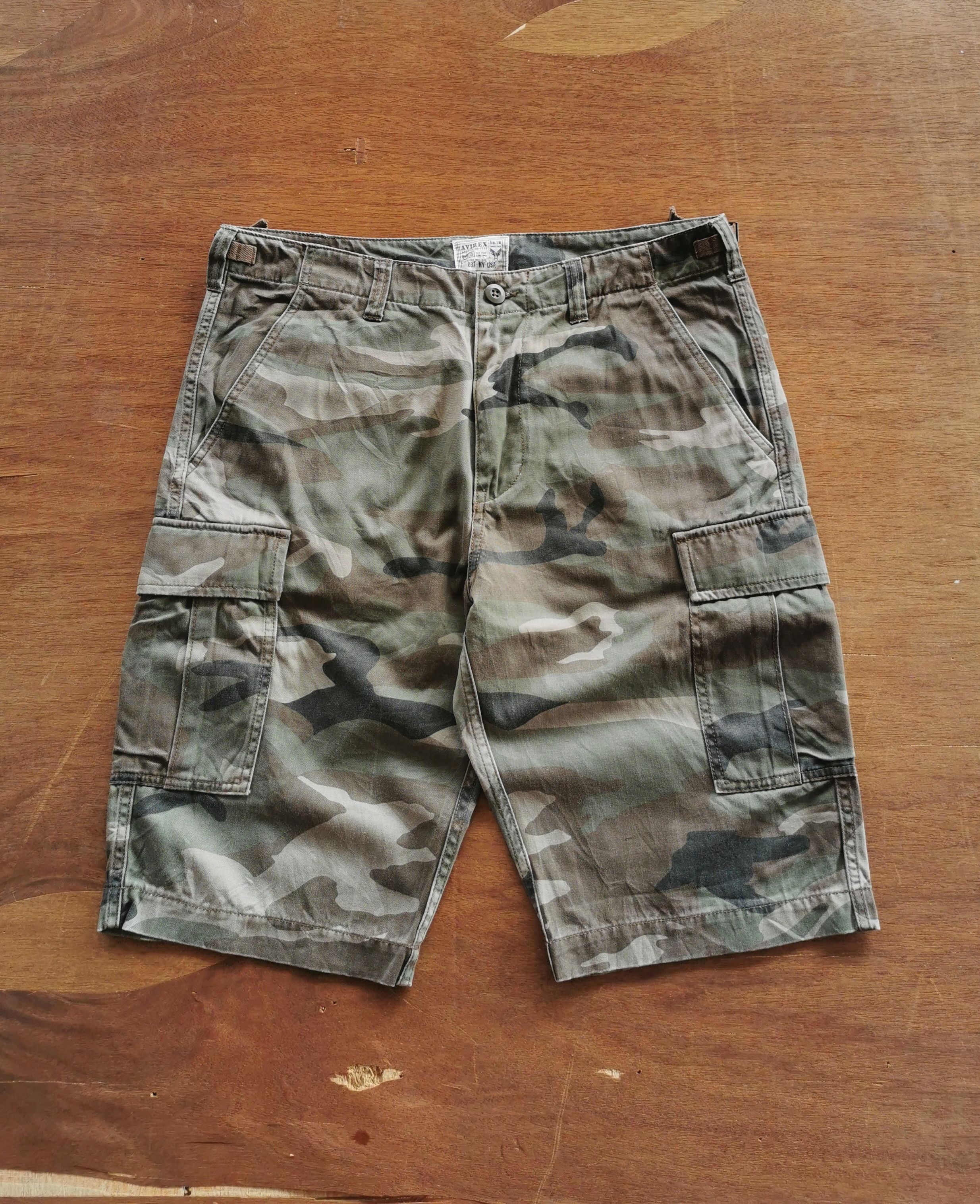 Army Of Me Avirex Camo Cargo Shorts | Grailed