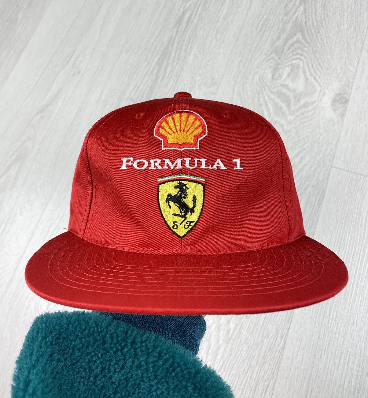 Ferrari × Formula 1 × Racing Vintage Ferrari Shell Formula 1 Hat Cap ...