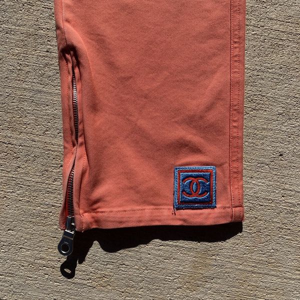 Chanel SS02 Chanel Sport Multi-Zip CC Logo Pants | Grailed