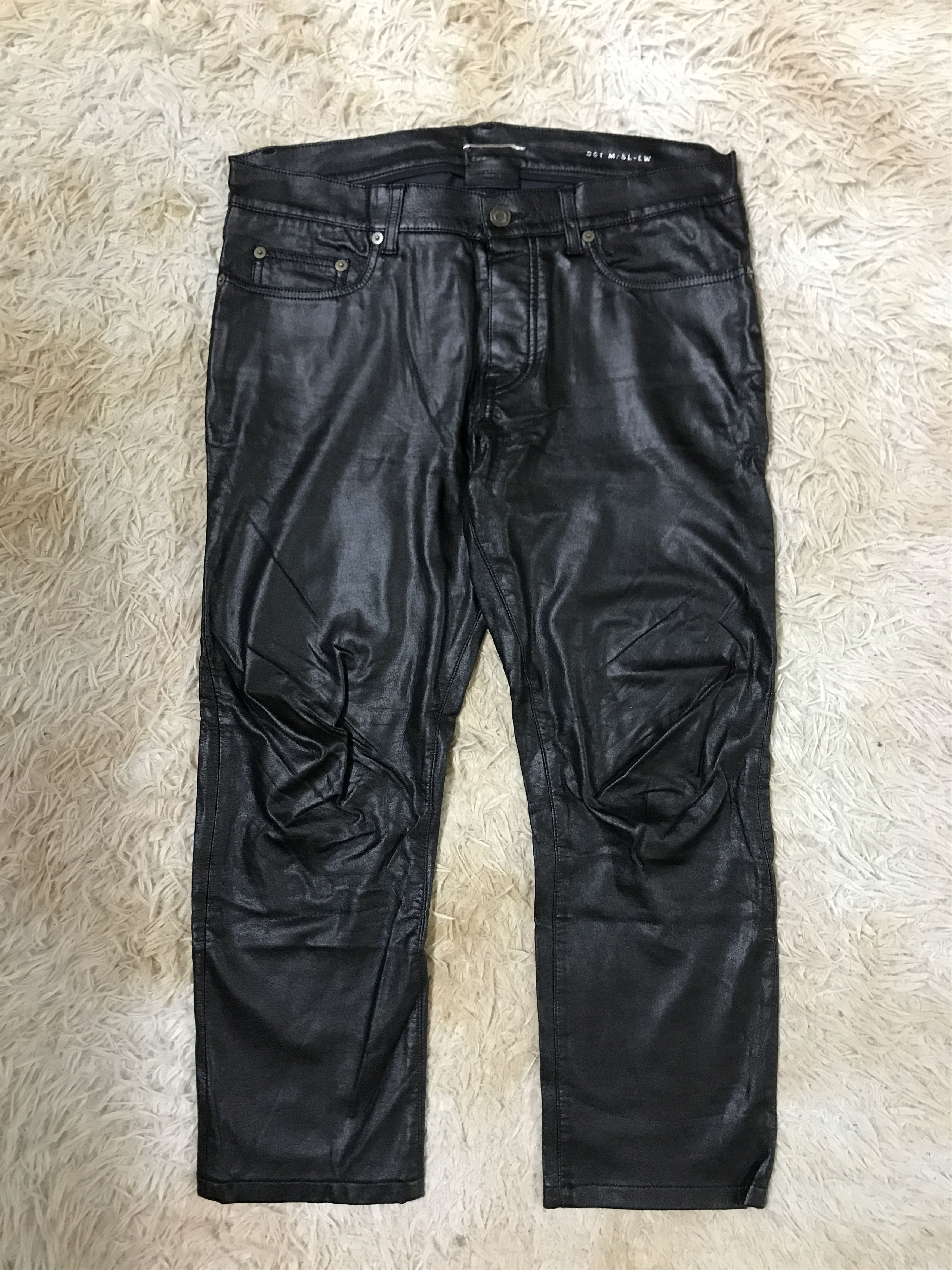 Saint Laurent Paris Saint Laurent Paris S/S2015 Vegan Leather Pants ...