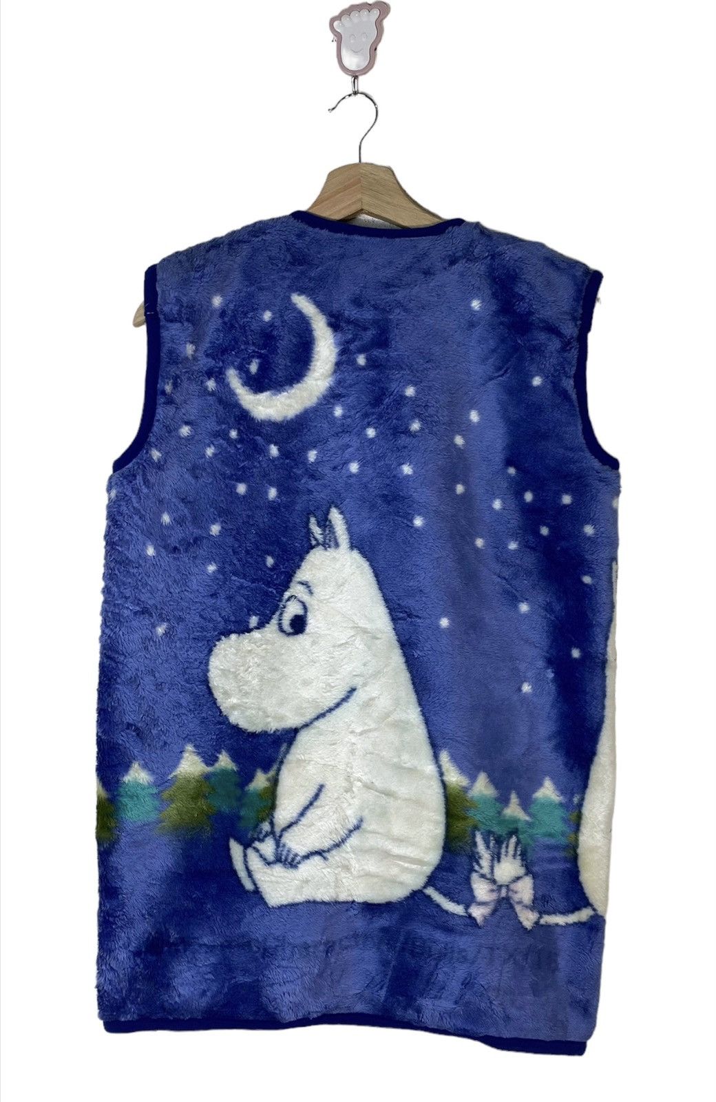 Cartoon Network × Movie Vintage MOOMIN Characters Feece Sweater Jacket ...