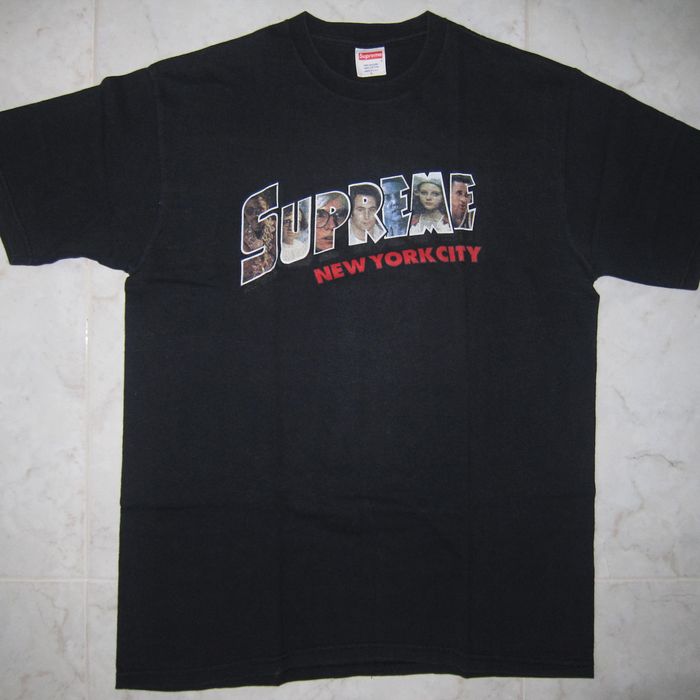 Supreme Super Rare Supreme New York Iconic Figures Logo T-Shirt | Grailed
