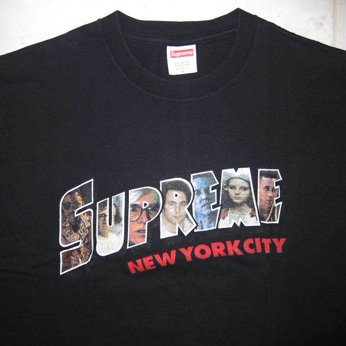 Supreme Super Rare Supreme New York Iconic Figures Logo T-Shirt | Grailed