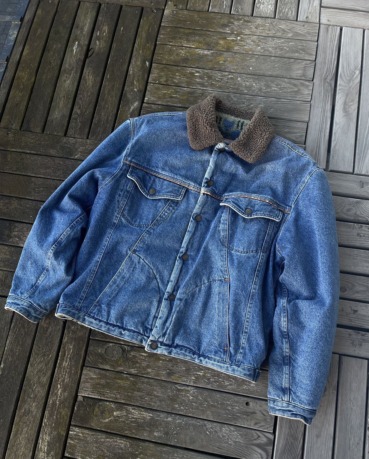 RIFLE Vintage Denim Jaket by Rifle XL made in Italy | Grailed