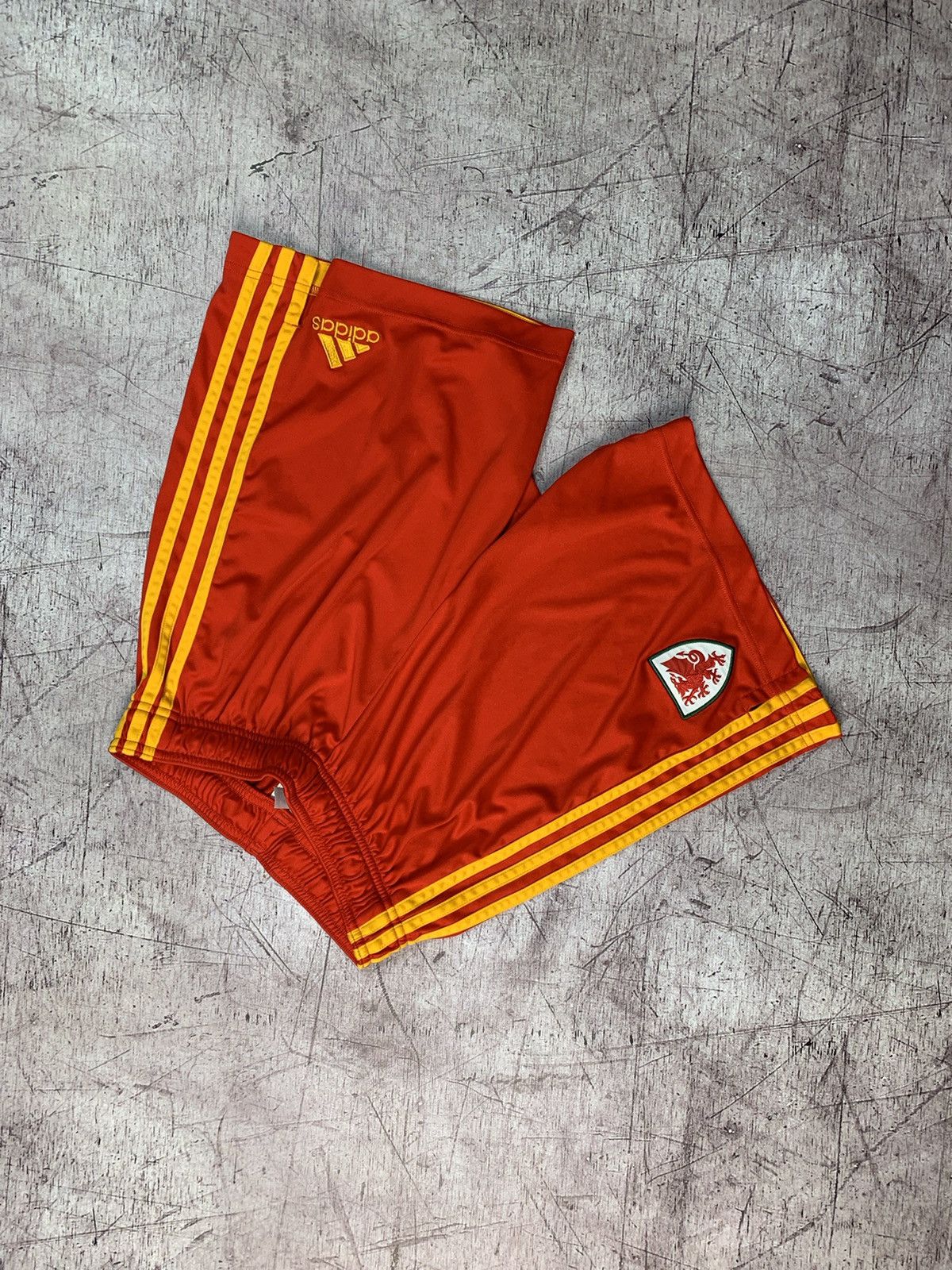 Adidas × Vintage Adidas Vintage Wales Cymru Shorts | Grailed