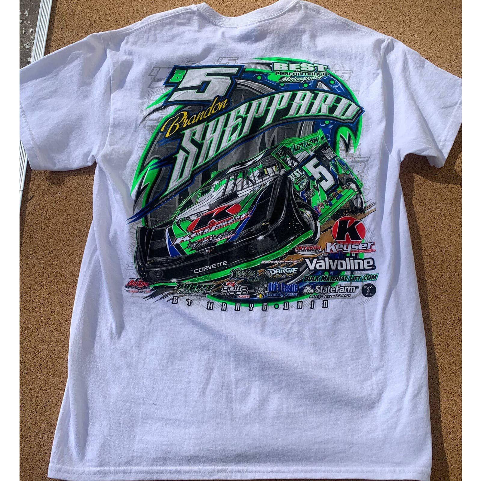 Other Brandon Sheppard Racing Car Motorsports T Shirt Size M | Grailed