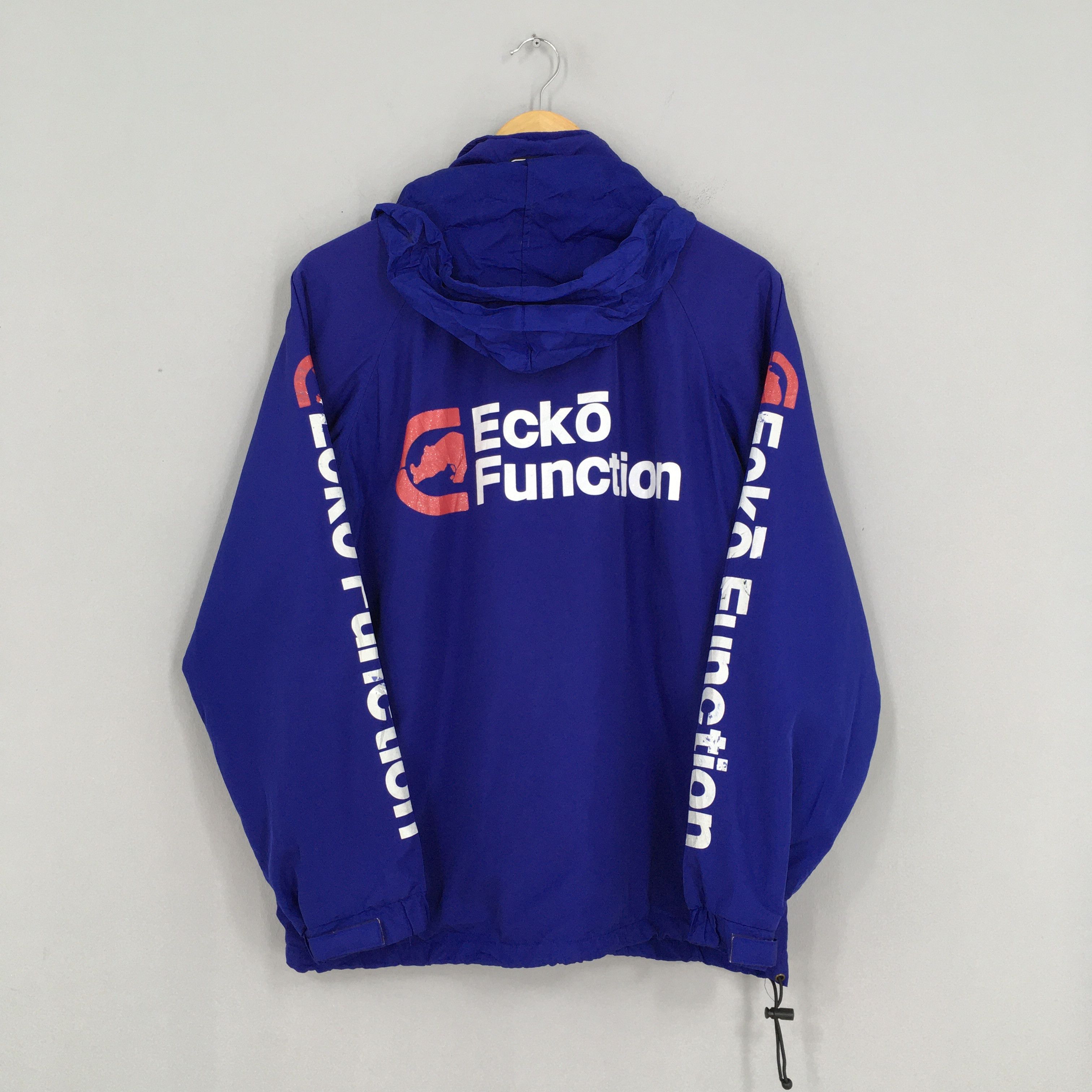 Ecko Unltd. × Vintage × Windbreaker Ecko Function Hoodie Windbreaker Jacket Medium | Grailed