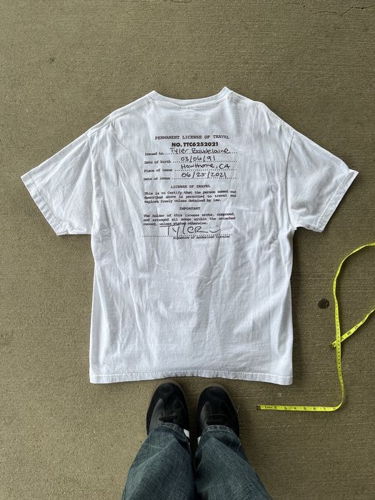 Golf Wang Call me if you get lost tour merch Tee | Grailed
