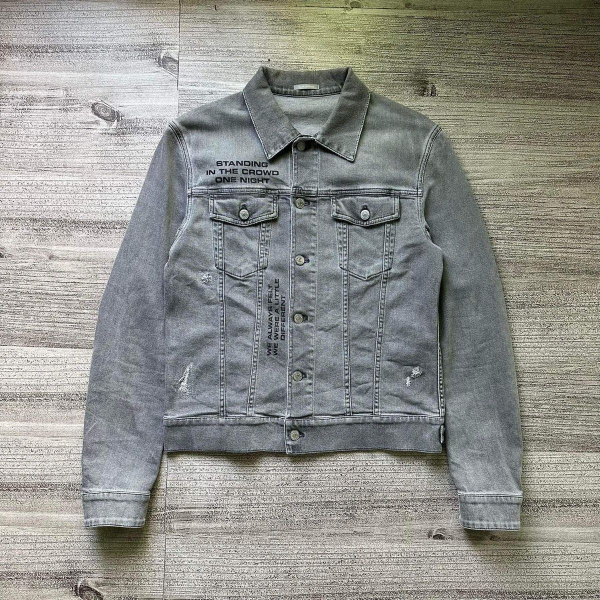 Dior × Kris Van Assche DIOR - STANDING IN THE CROWD - DENIM JACKET ...