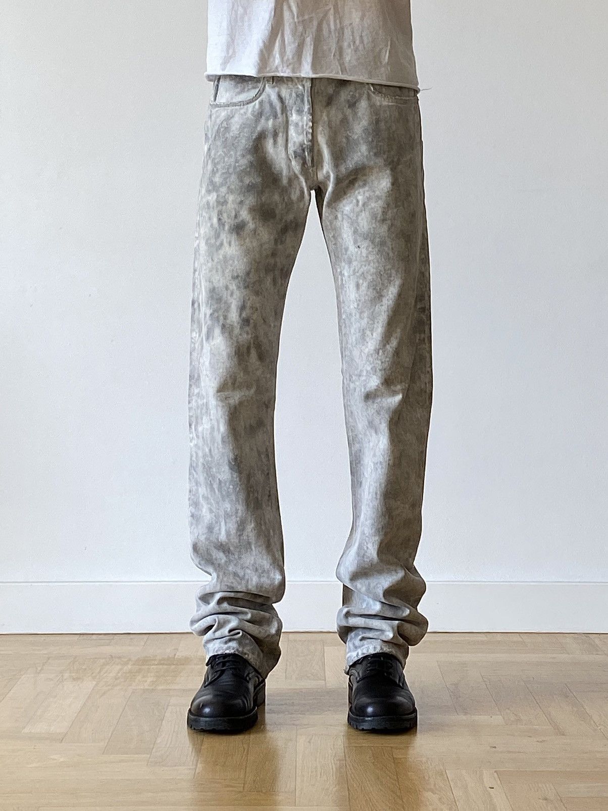 Dior Dior Homme SS06 Dirty Snow Denim Jeans | Grailed