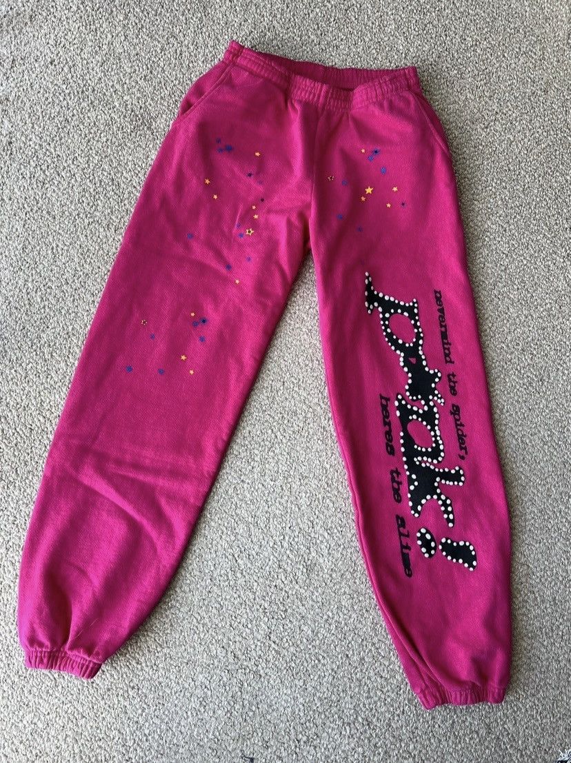 Spider Worldwide × Young Thug Pink P*nk Sp5der Worldwide Sweatpants ...