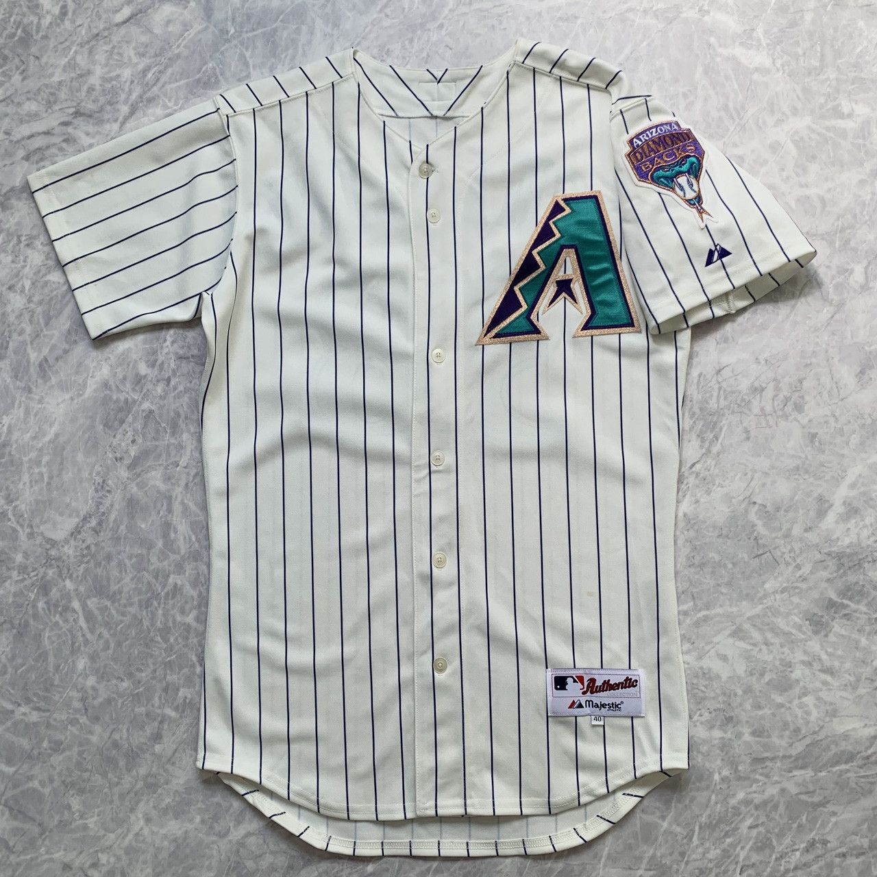 MLB × Majestic × Vintage VTG 90s ARIZONA DIAMONDBACKS SCHILLING ...