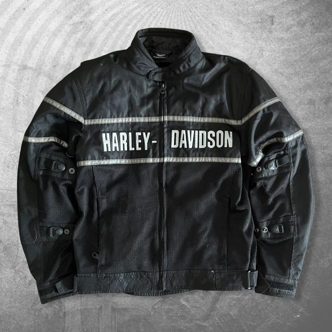Harley Davidson Black Harley Racing Padded Jacket | Grailed