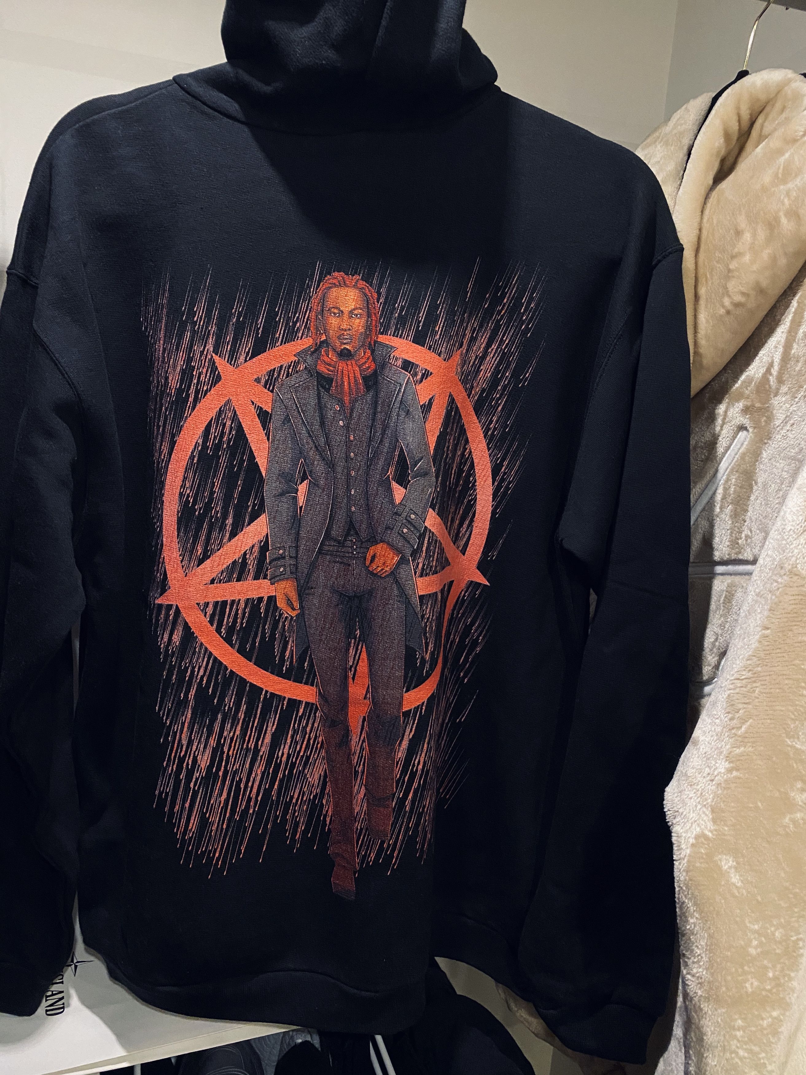 Black Whole Lotta Red Custom Hoodie Playboi Carti Merch | Grailed