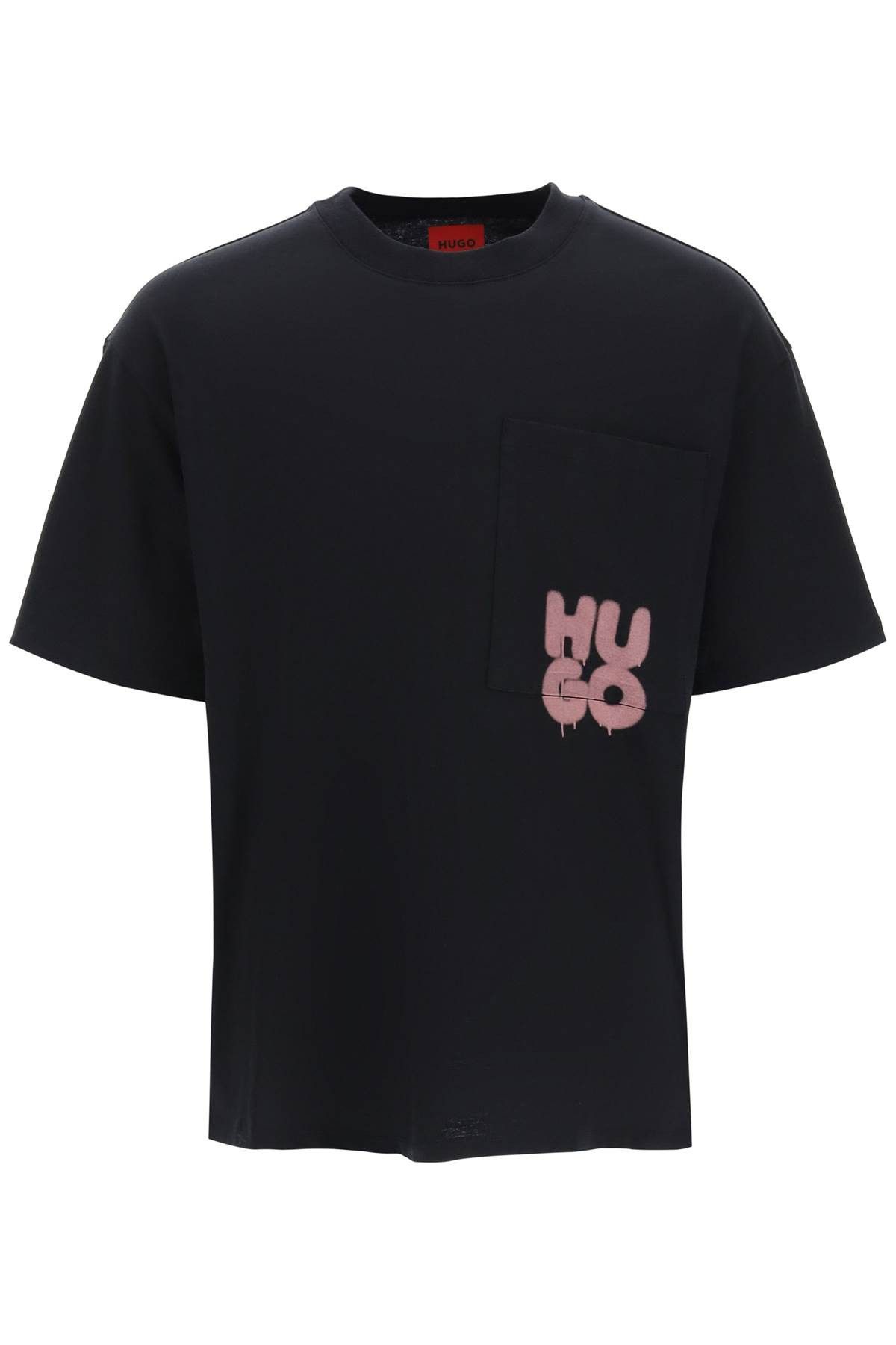 Hugo Hugo Graffiti Logo 'Dampato' T-Shirt | Grailed