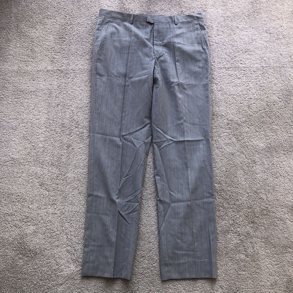 Designer × Jil Sander × Luxury Jil Sander Striped Wool Trousers | Grailed