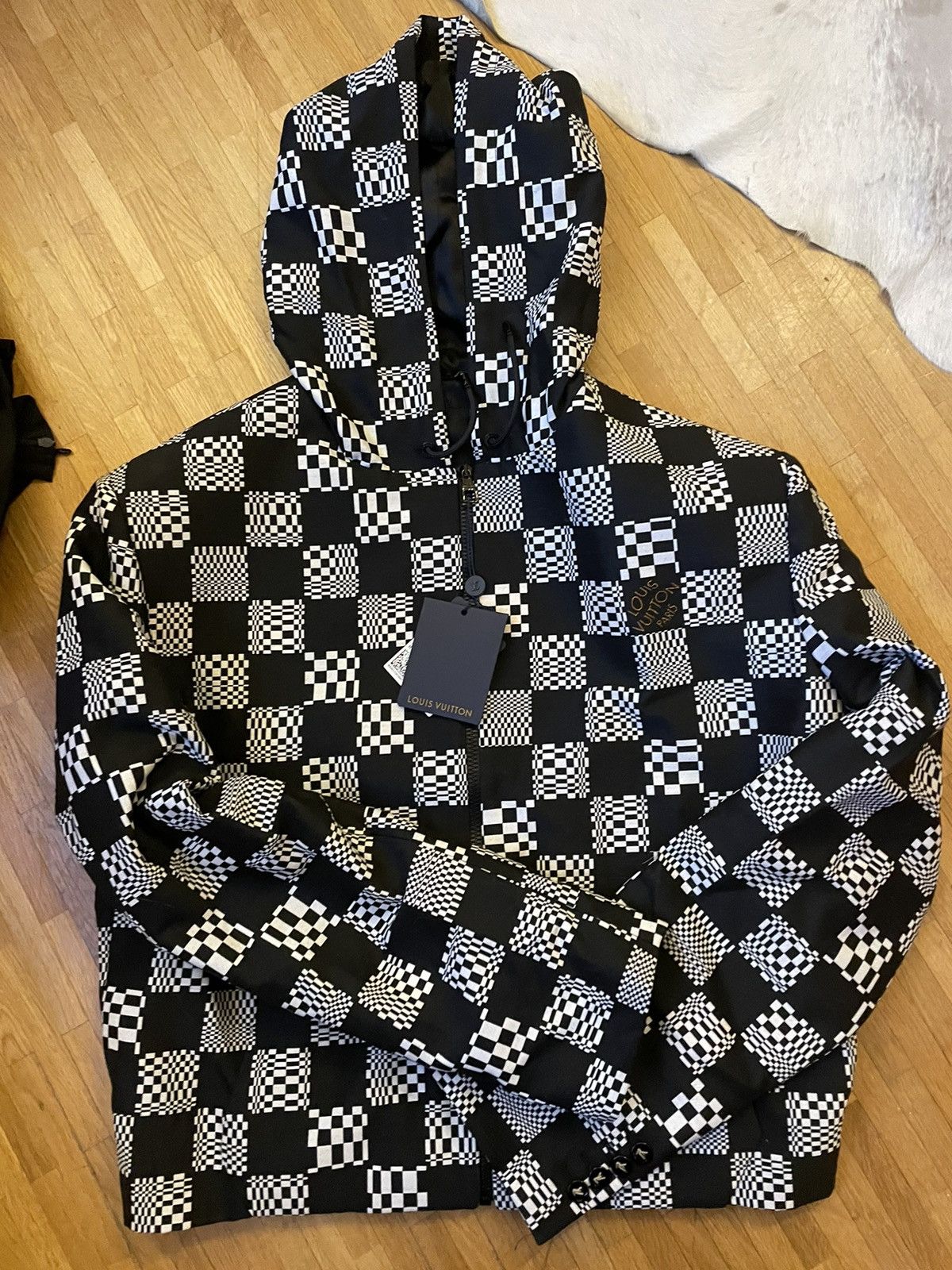 Louis Vuitton LV Checker Board Jacket in 52 | Grailed