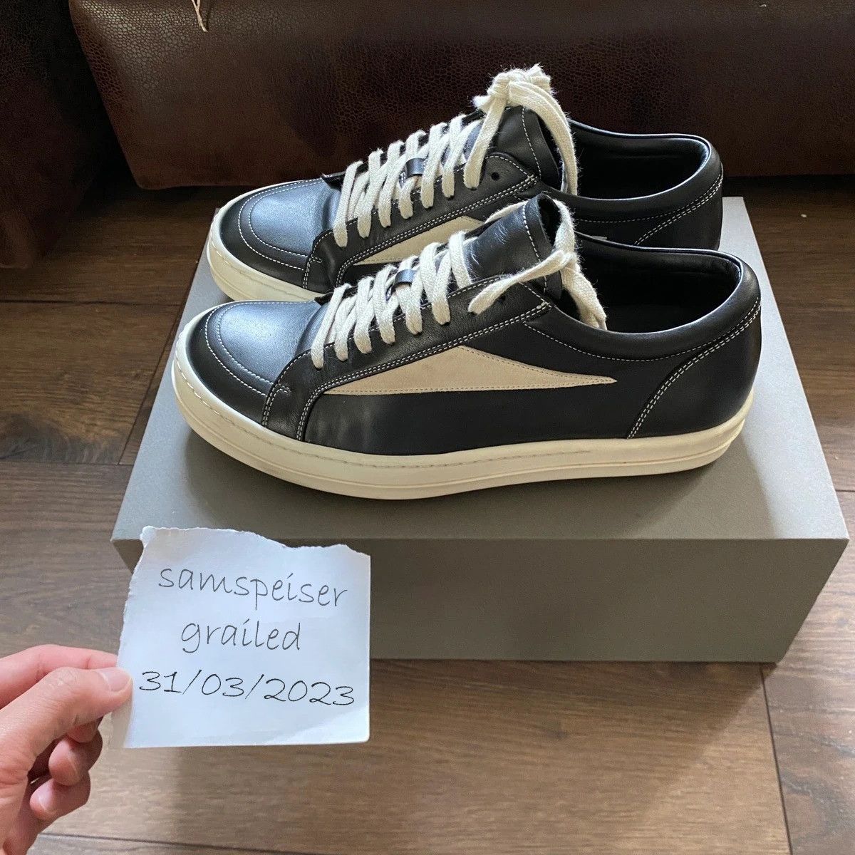 Rick Owens Rick Owens EDFU SS23 Strobe Vintage Sneakers Vans Size 42 ...