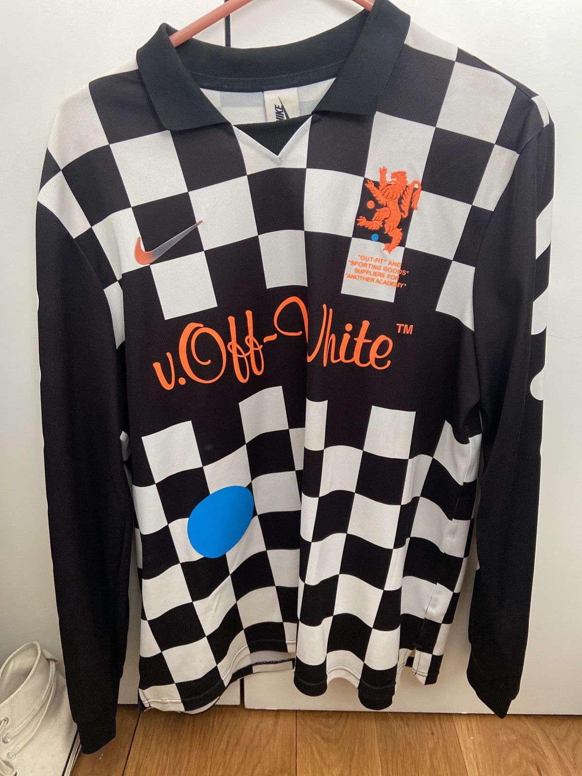 Nike × Off-White Off White Soccer Jersey | Grailed