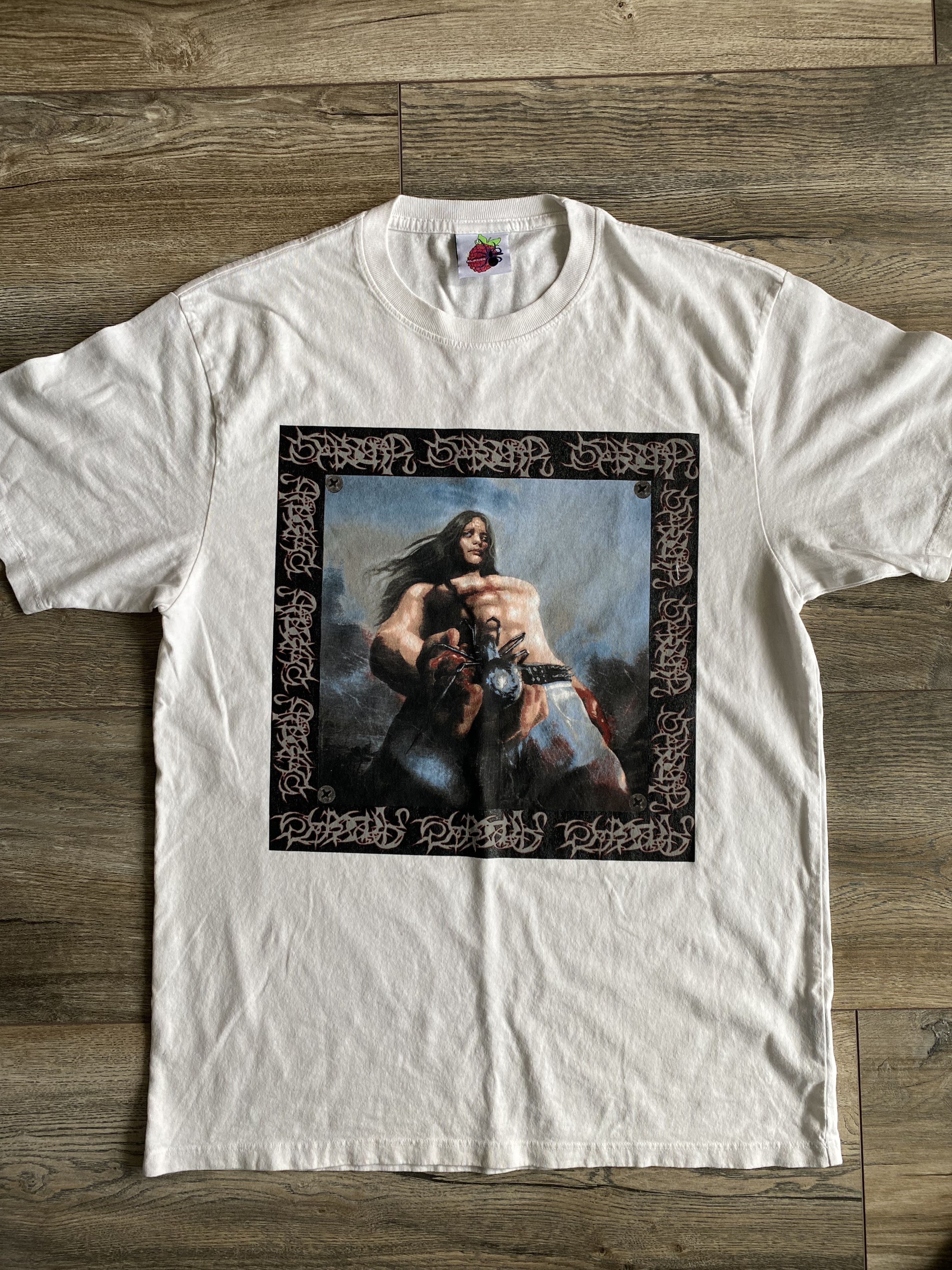 Drain Gang Bladee Spiderr T Shirt (White) | Official Merch | Grailed