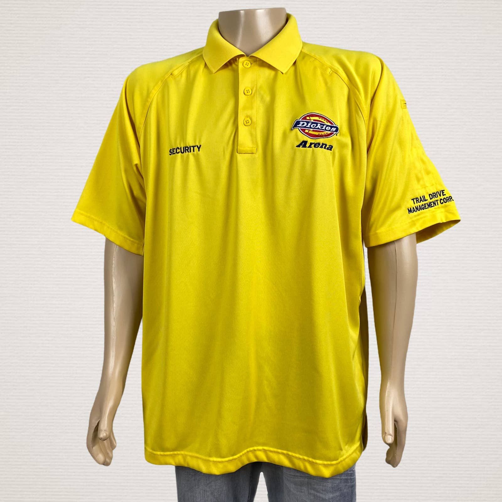 Dickies Dickies Arena Security Trail Drive Management Yellow Polo | Grailed