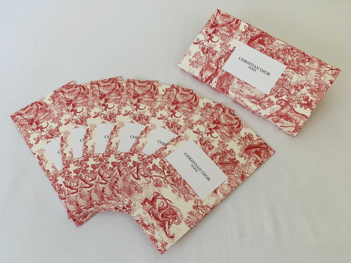 Dior Dior toile de joury 2021 red packet envelope set | Grailed