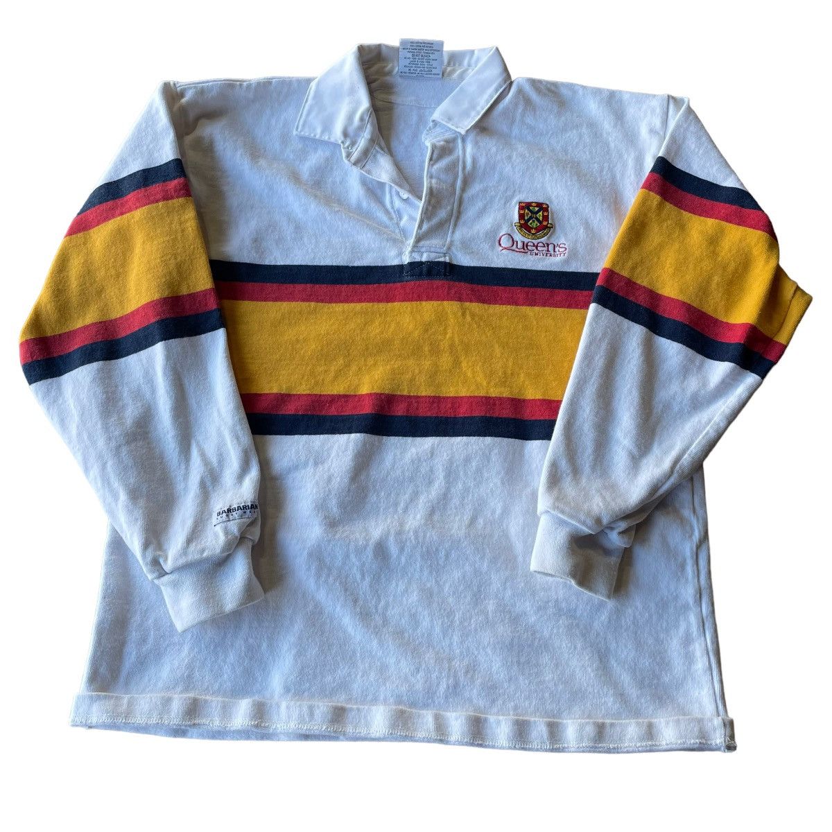 Vintage Vintage 90s Queens University Rugby Shirt/ University Style ...