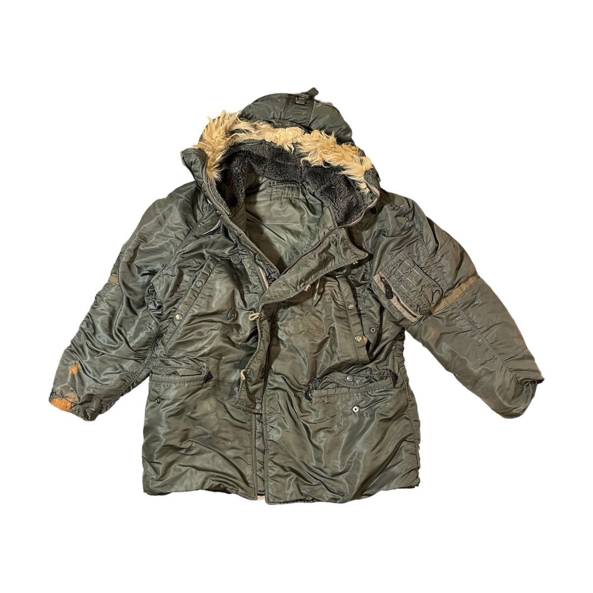 Military × Streetwear × Vintage 50s Type N3B Flying Jacket Green | Grailed