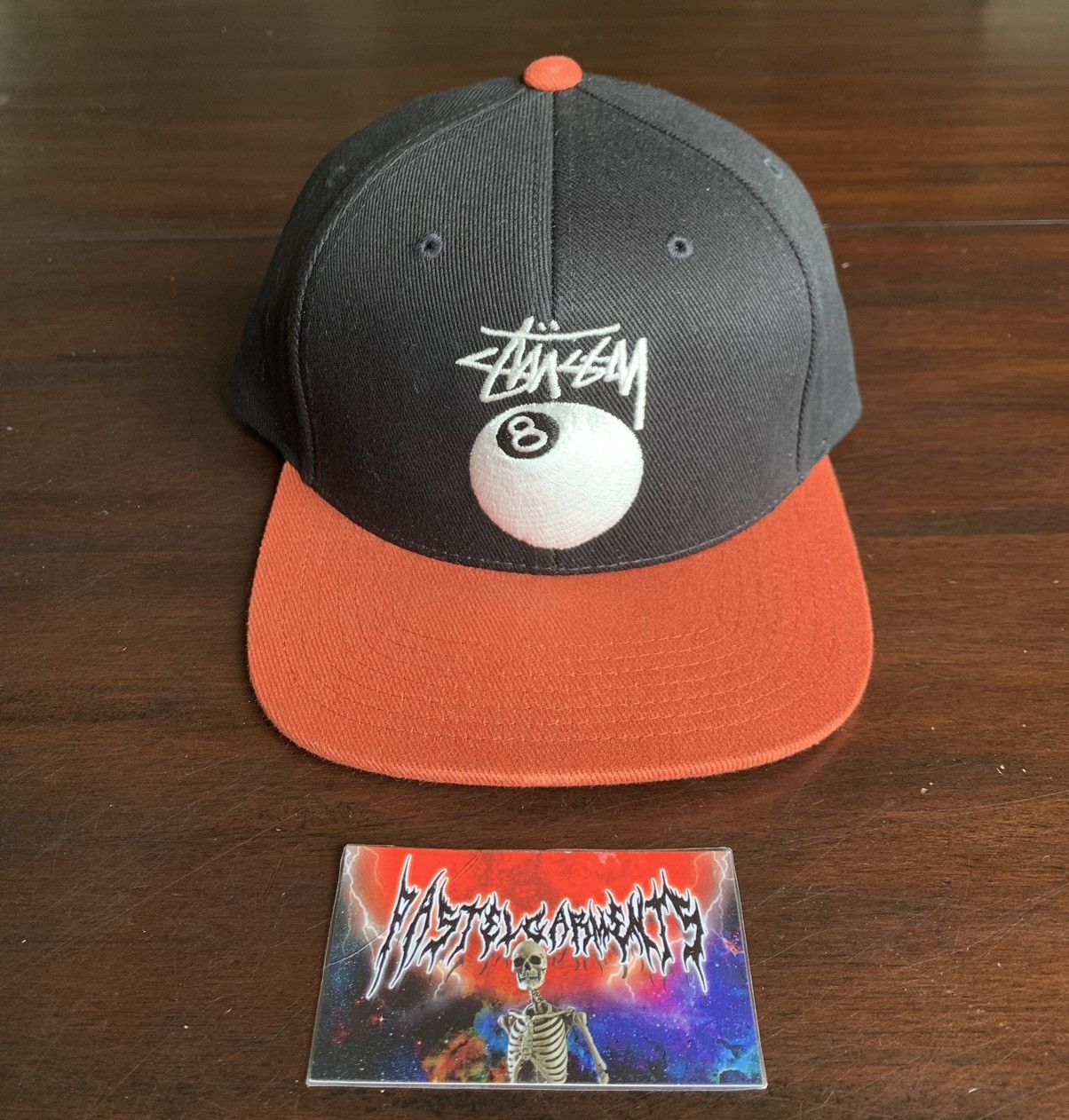 Vintage Stussy 8 Ball Stock Snapback Cap Hat | Grailed